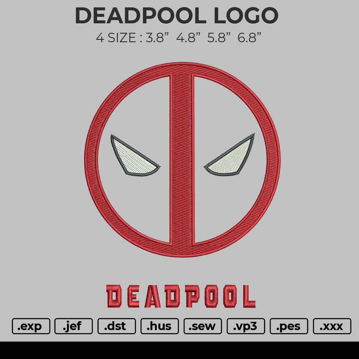 Deadpool Logo – embrostudio