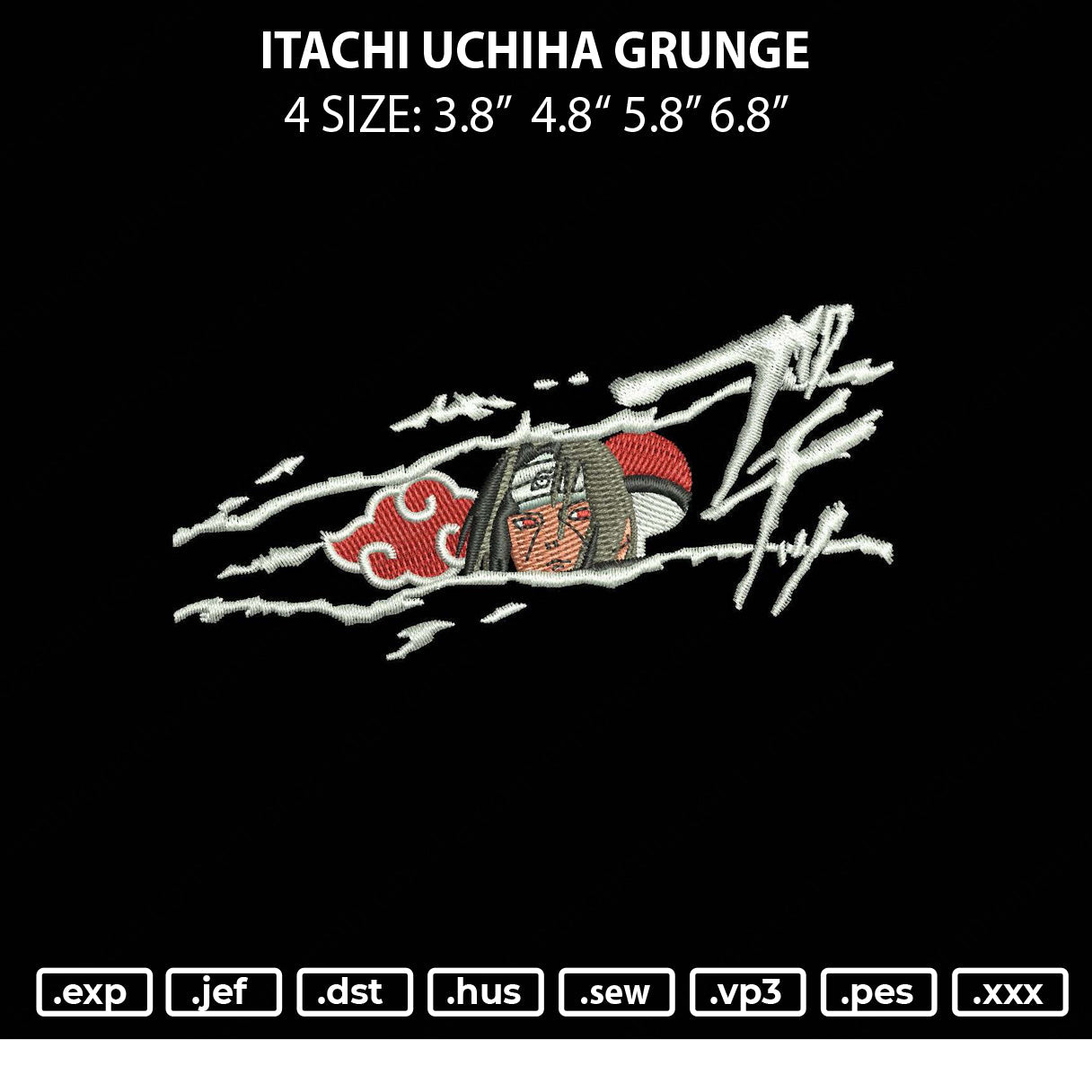 Itachi Uchiha Grunge – embrostudio