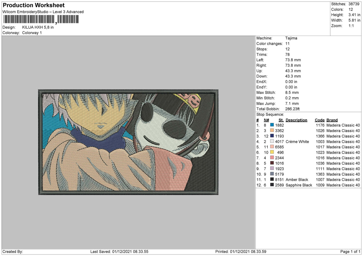 Killua hxh – embrostudio