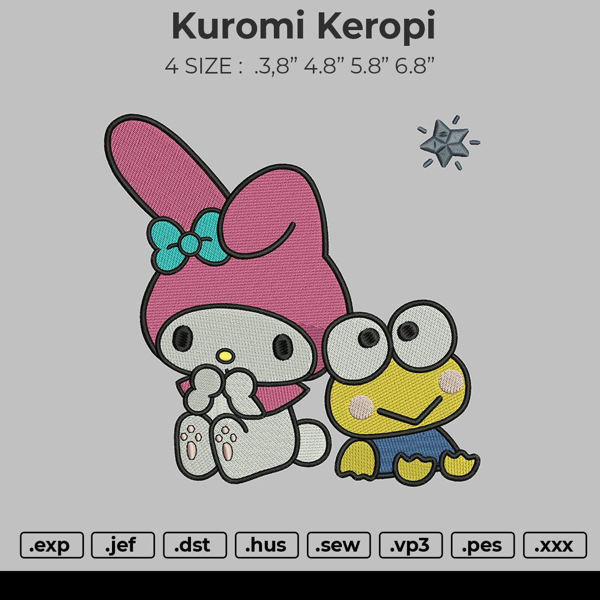 Kuromi Keropi – embrostudio