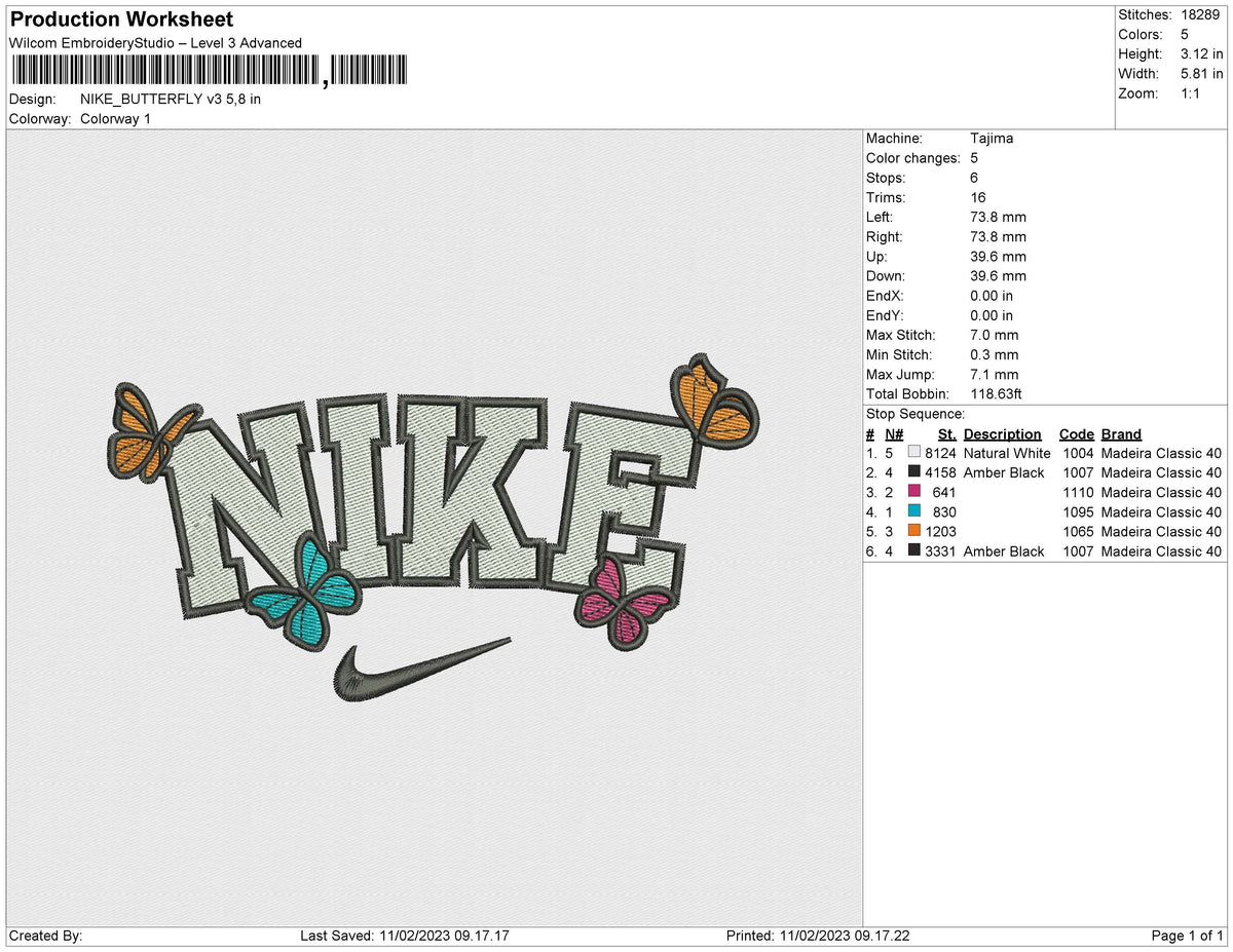 NIKE BUTTERFLY v3 – embrostudio