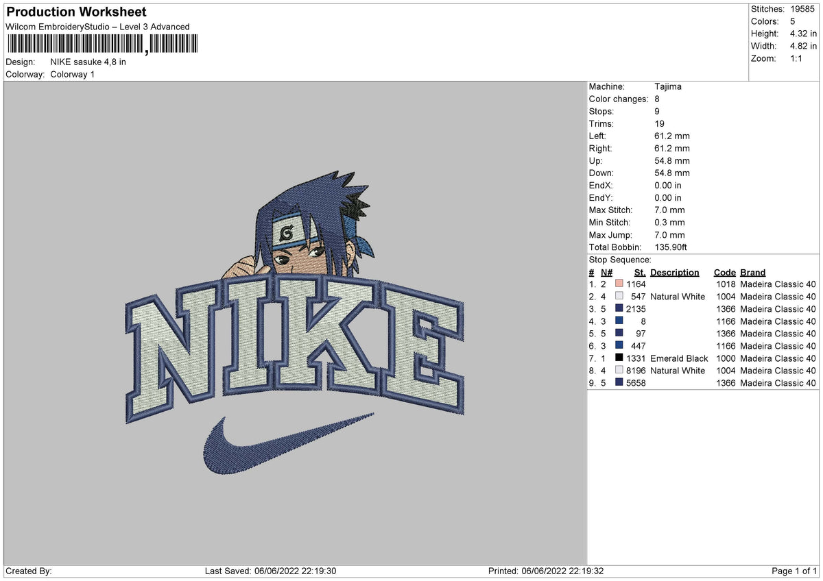 Nike Sasuke – embrostudio