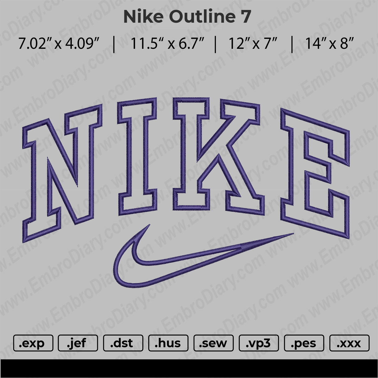Nike Outline 7 – embrostudio