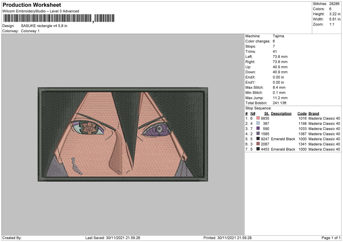 Sasuke Rectangle V4 – embrostudio