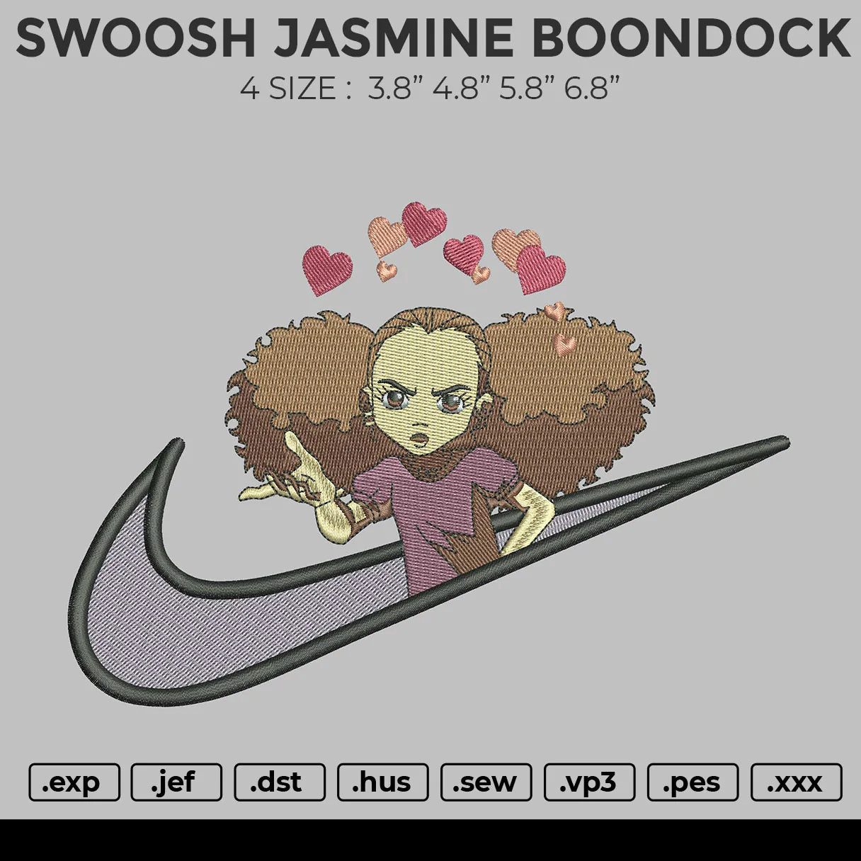 SWOOSH JASMINE BOONDOCK – embrostudio