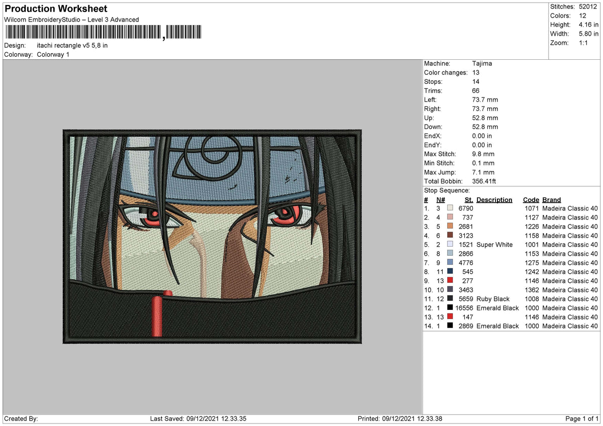 Itachi Rectangle V5 – embrostudio