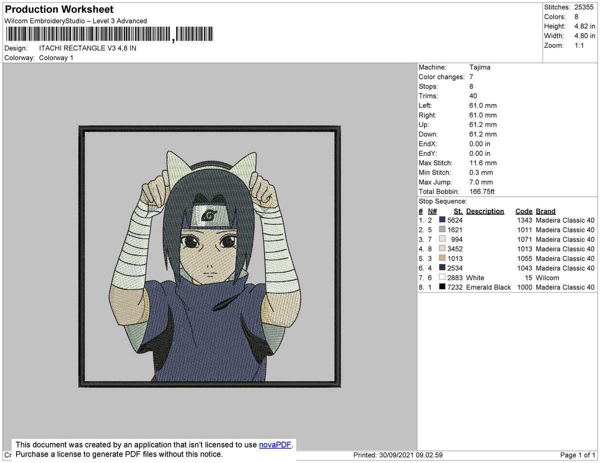 Itachi Rectangle V3 Embroidery – embrostudio