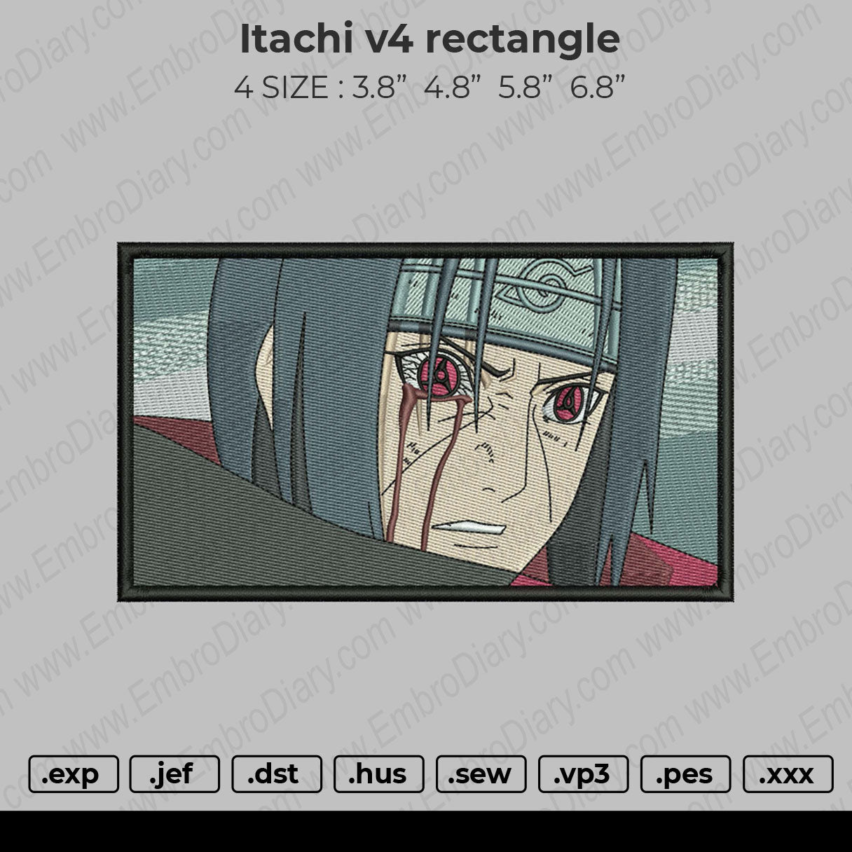 Itachi V4 Rectangle – embrostudio