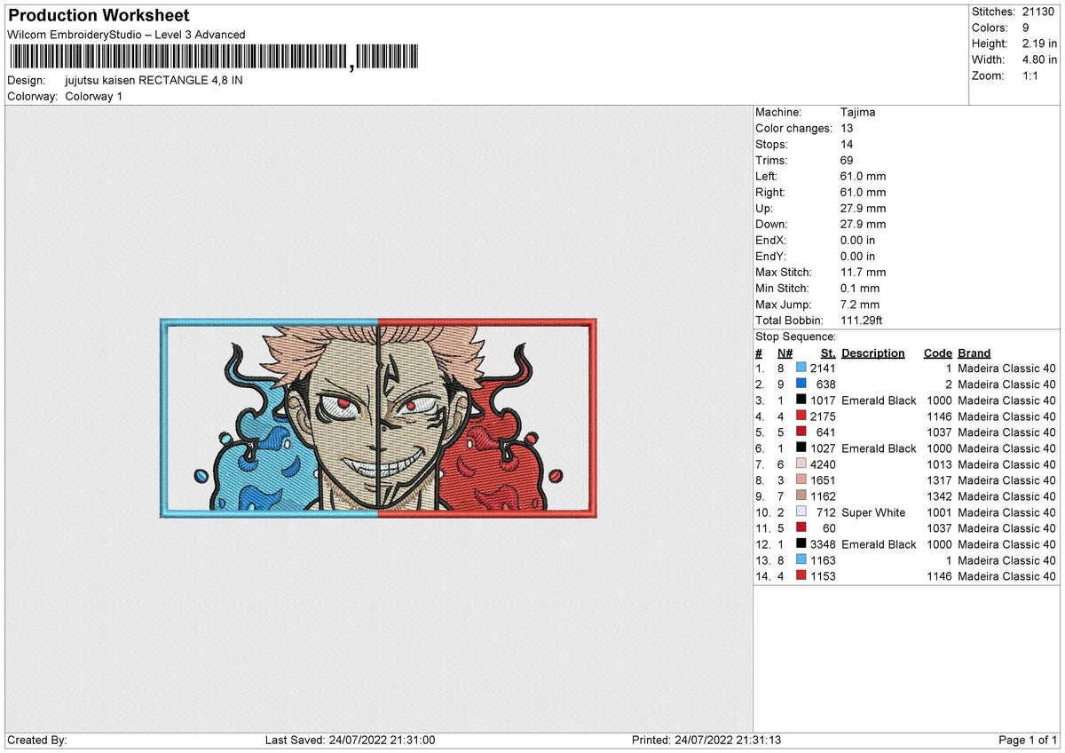 jujutsu kaisen rectangle – embrostudio