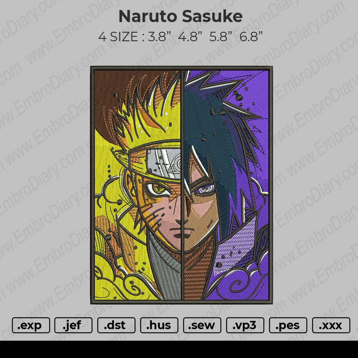 Naruto sasuke – embrostudio