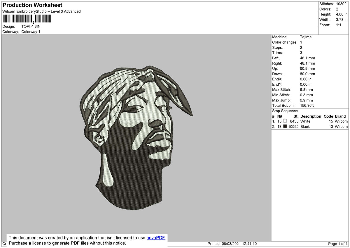 Rapper Cap Tupac – embrostudio