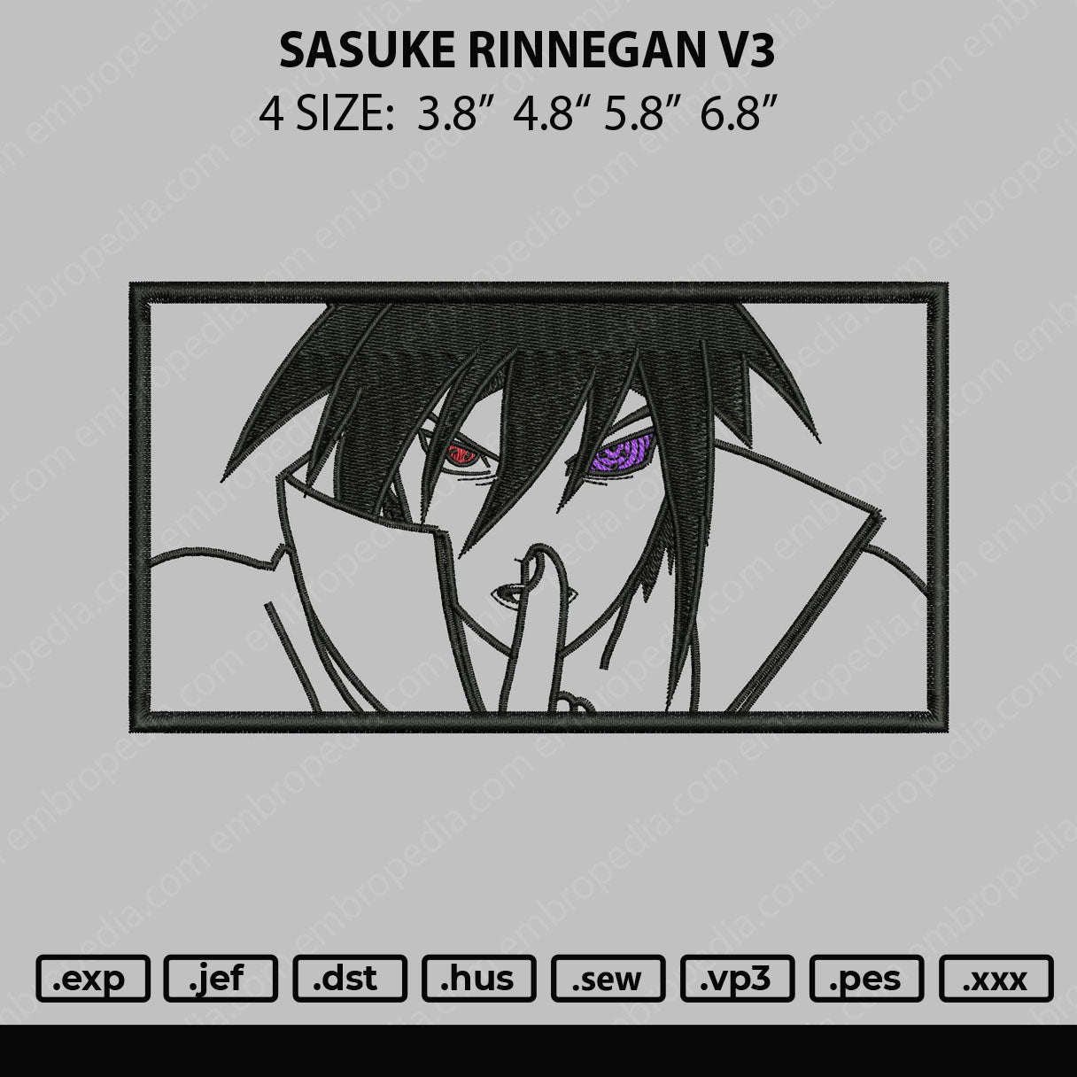 Sasuke Rinnegan V3 – embrostudio