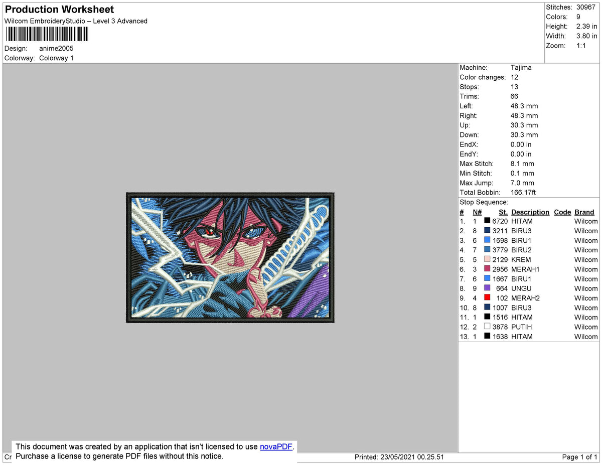 Sasuke Light Rectangle – embrostudio