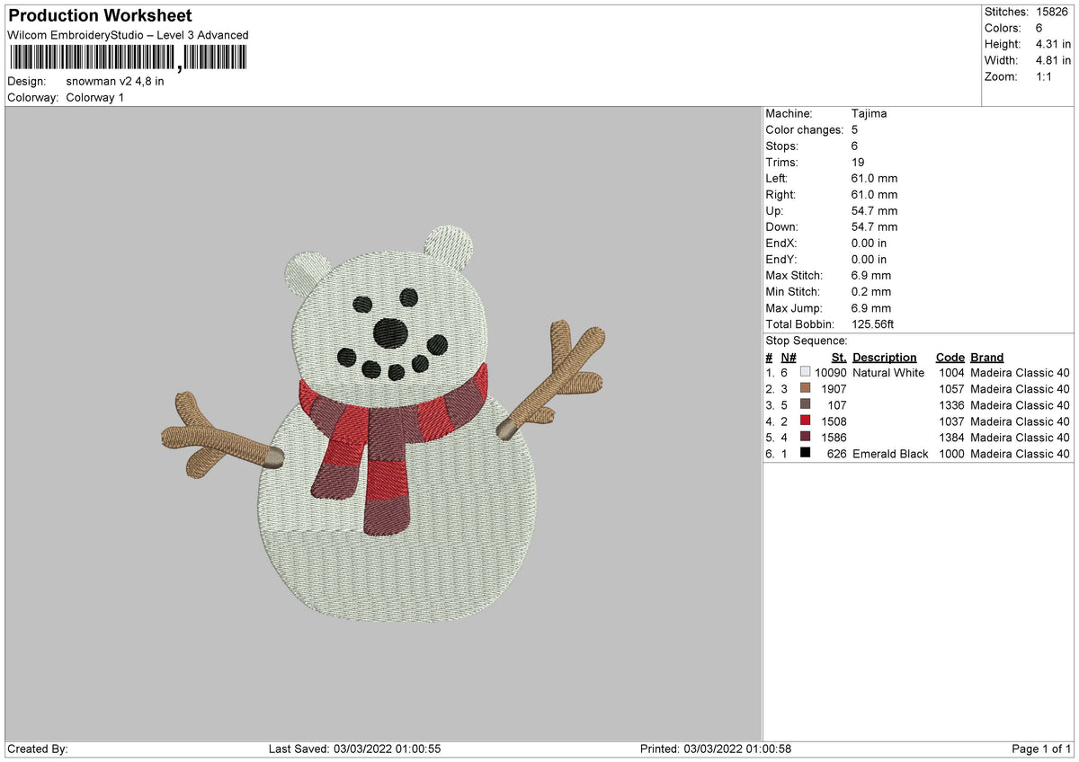 snowman v2 – embrostudio