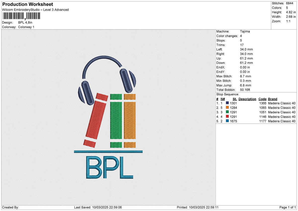 BPL Embroidery File 6 size – embrostudio