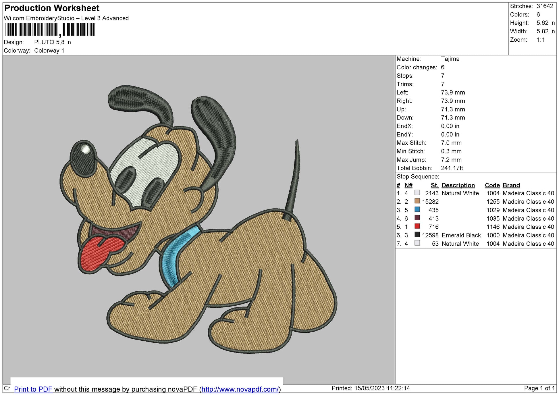 PLUTO Embroidery – embrostudio
