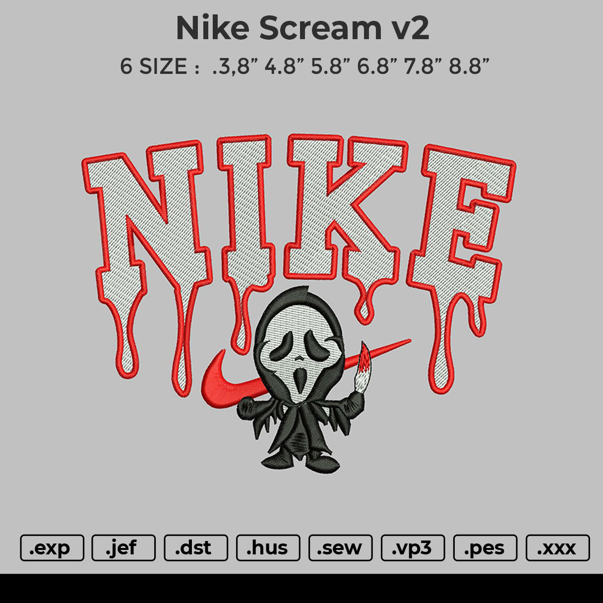 Nike Scream V2 Embroidery – embrostudio