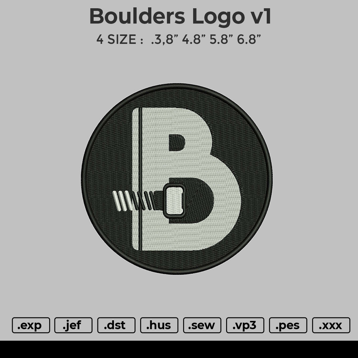 Boulders Logo V1 – embrostudio