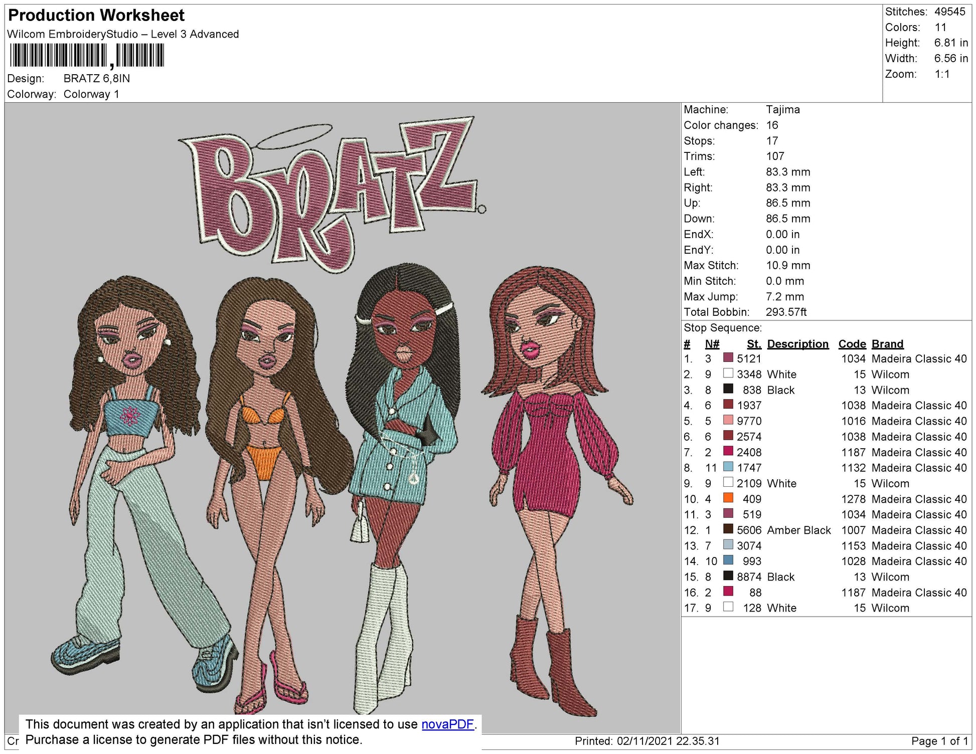 Bratz Embroidery – embrostudio