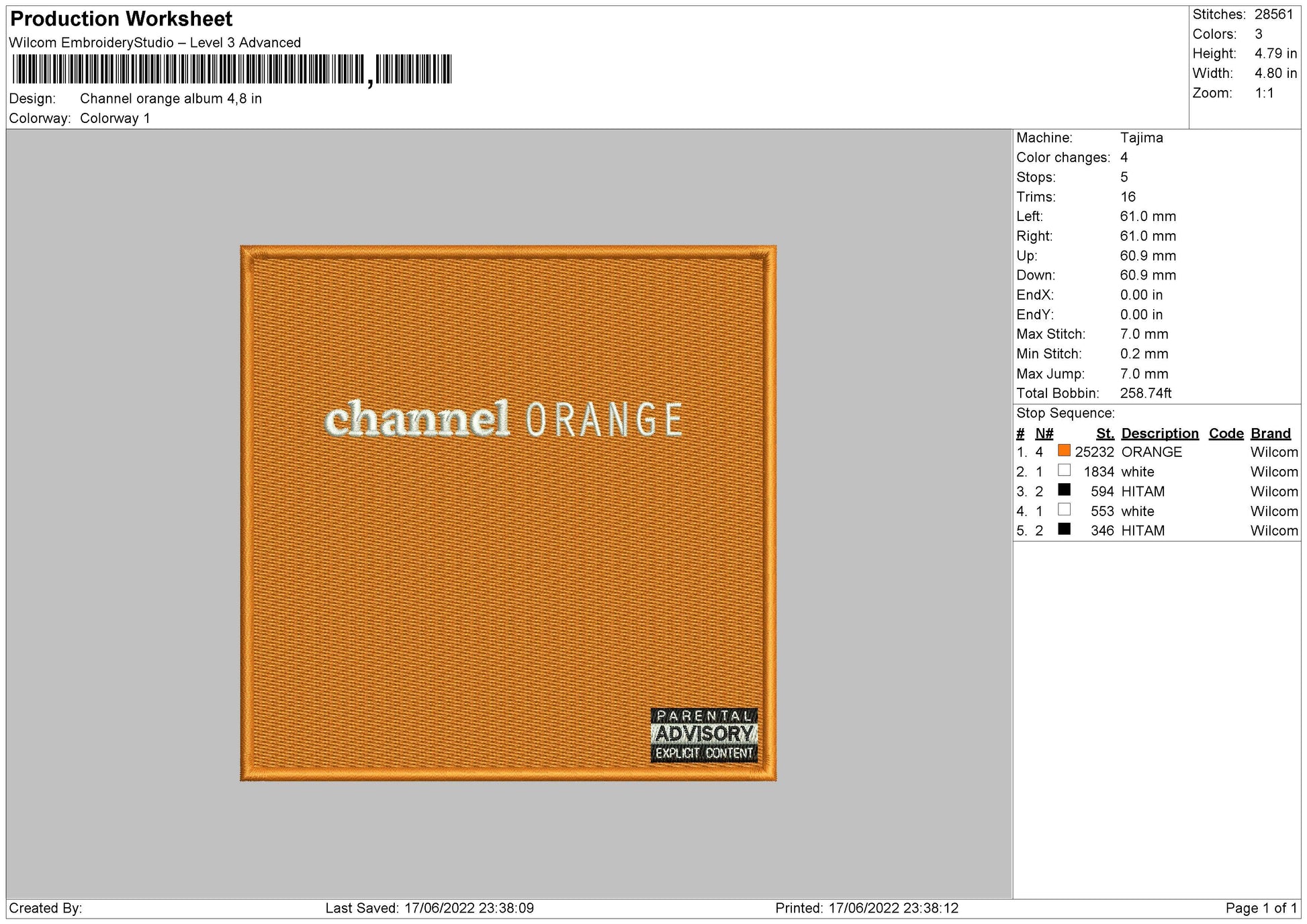 Channel Orange Cover – embrostudio
