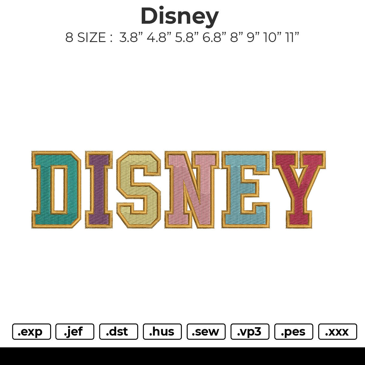 Disney Embroidery – embrostudio