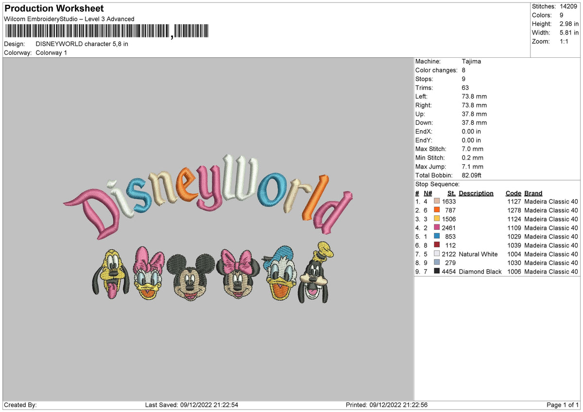 Dword Characther Embroidery File 6 sizes – embrostudio