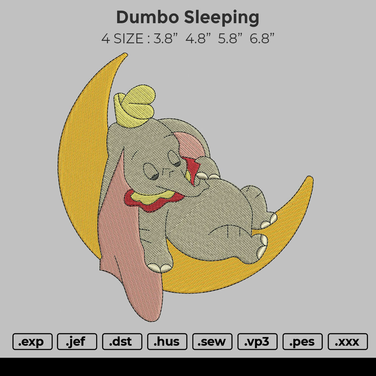 Dumbo Sleeping – embrostudio
