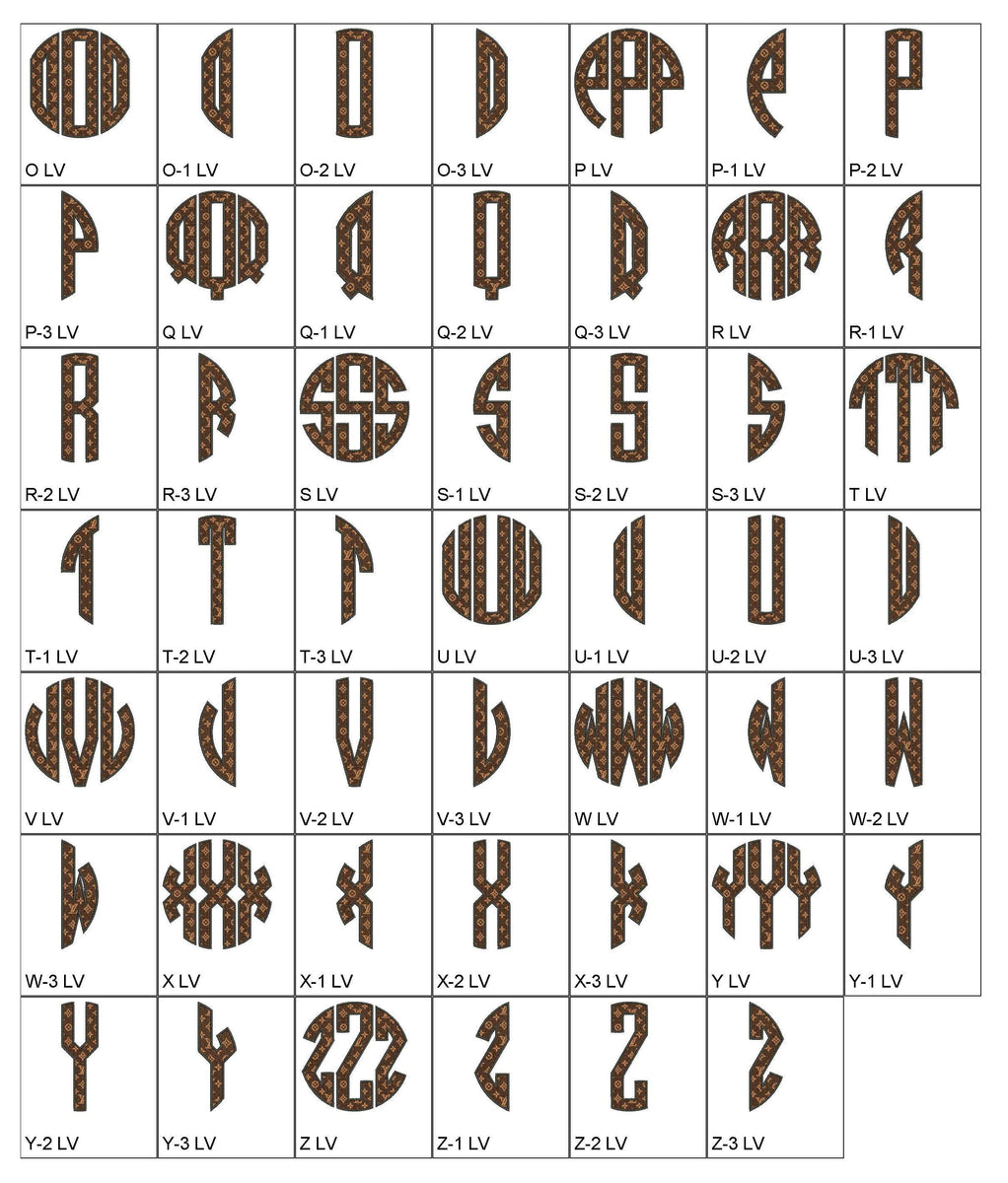 Monogram Lv1 Embroidery – embrostudio