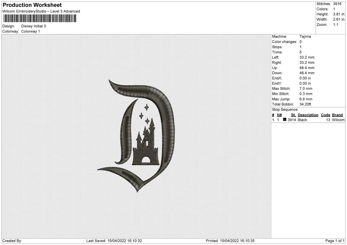 Disney Initial – embrostudio