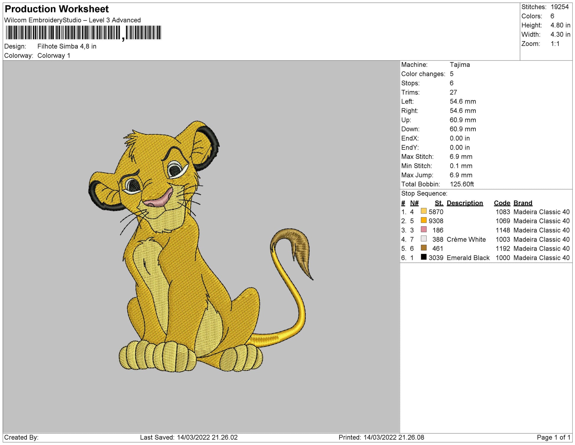 Filhote Simba – embrostudio