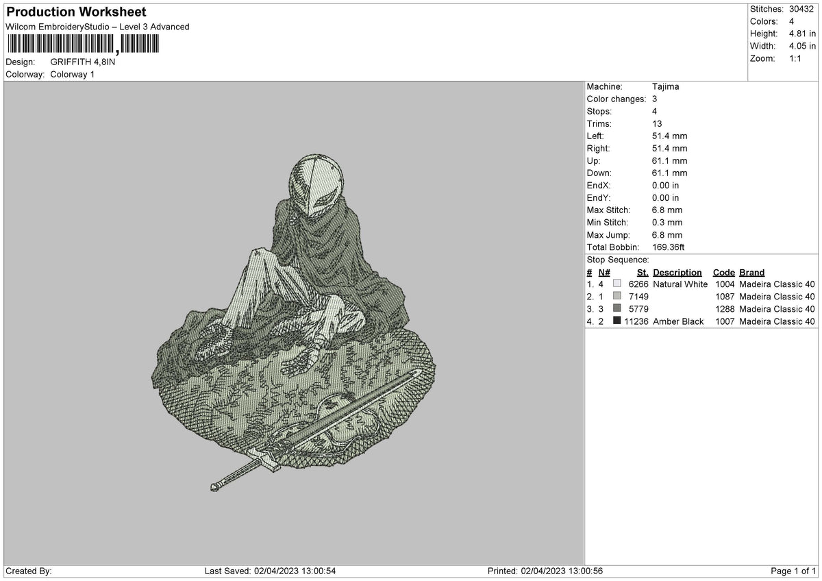 Griffith Embroidery – embrostudio