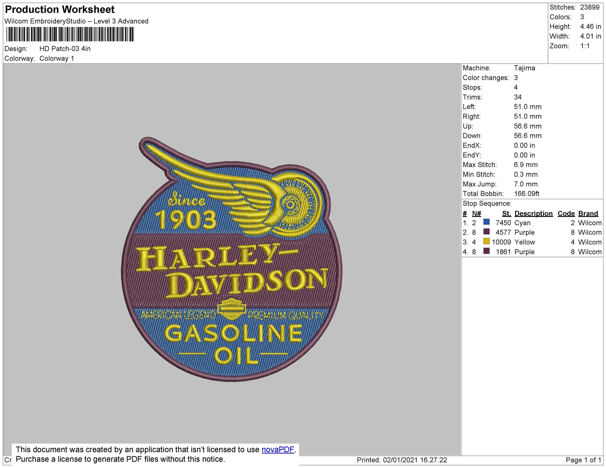 Harley Davidson Patch Files 03 – embrostudio