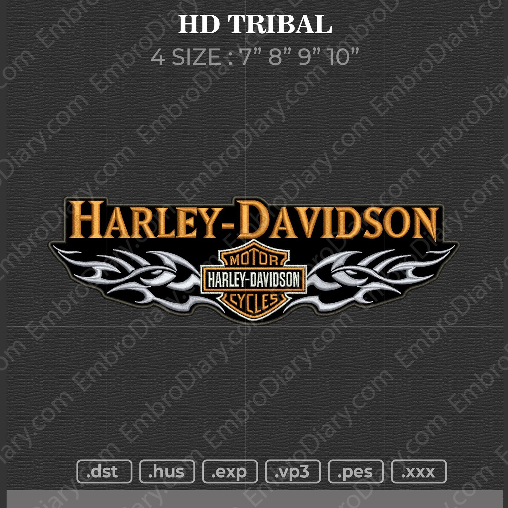 Harley Davidson Tribal Embroidery – embrostudio