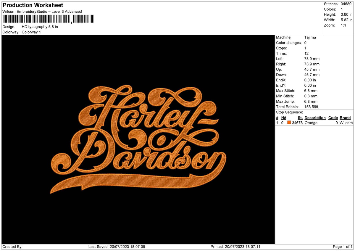 Hd Typography Embroidery File 6 sizes – embrostudio