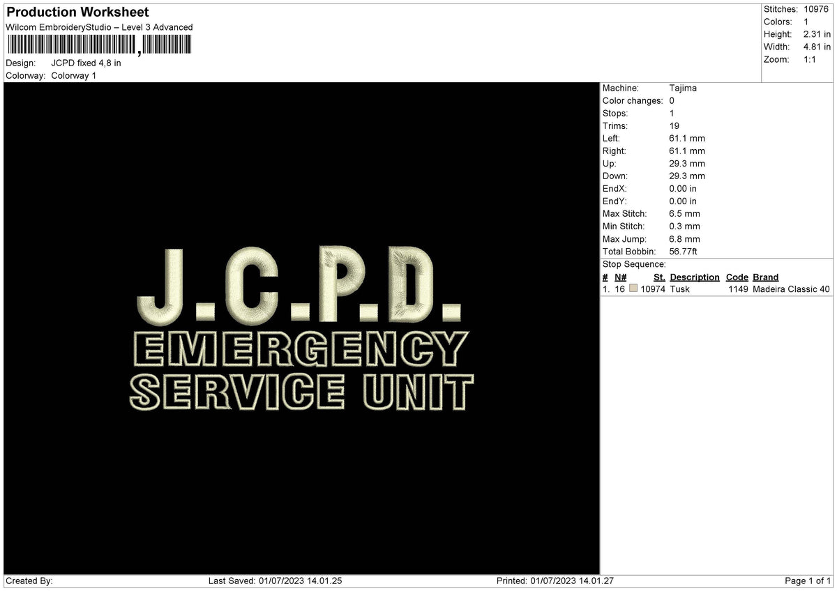 Jcpd V3 Emrboidery File 6 sizes – embrostudio