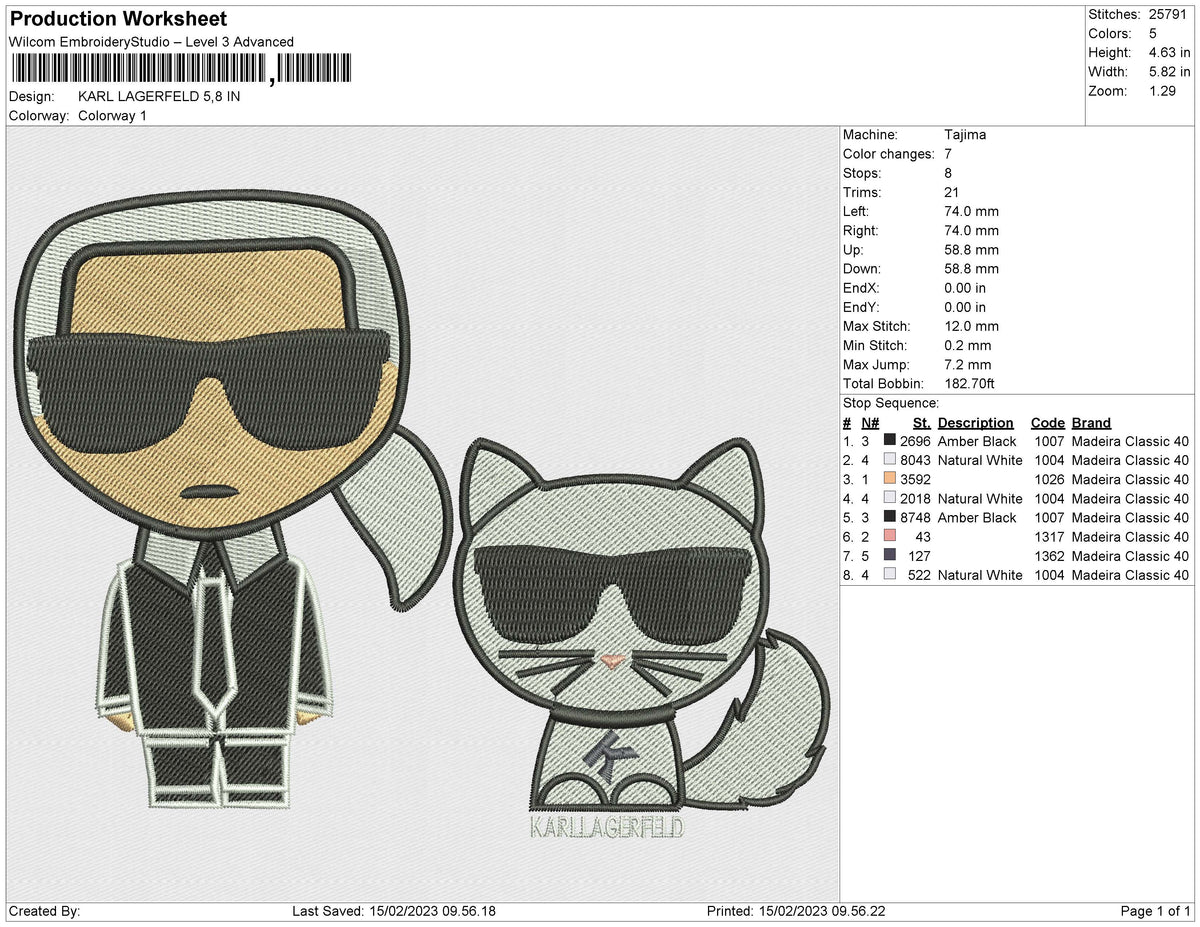 KARL LAGERFELD – embrostudio