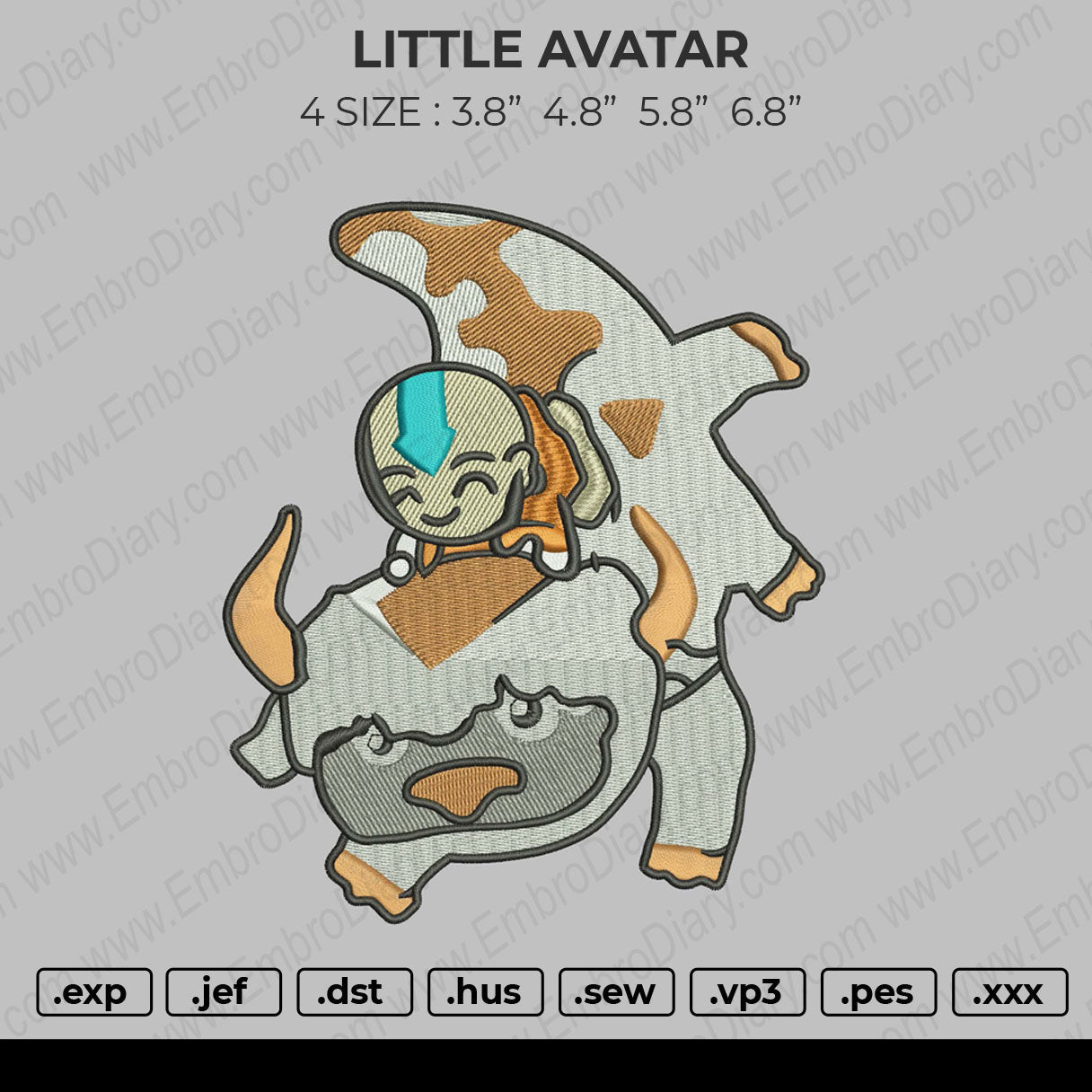 Little Avatar Embroidery – embrostudio