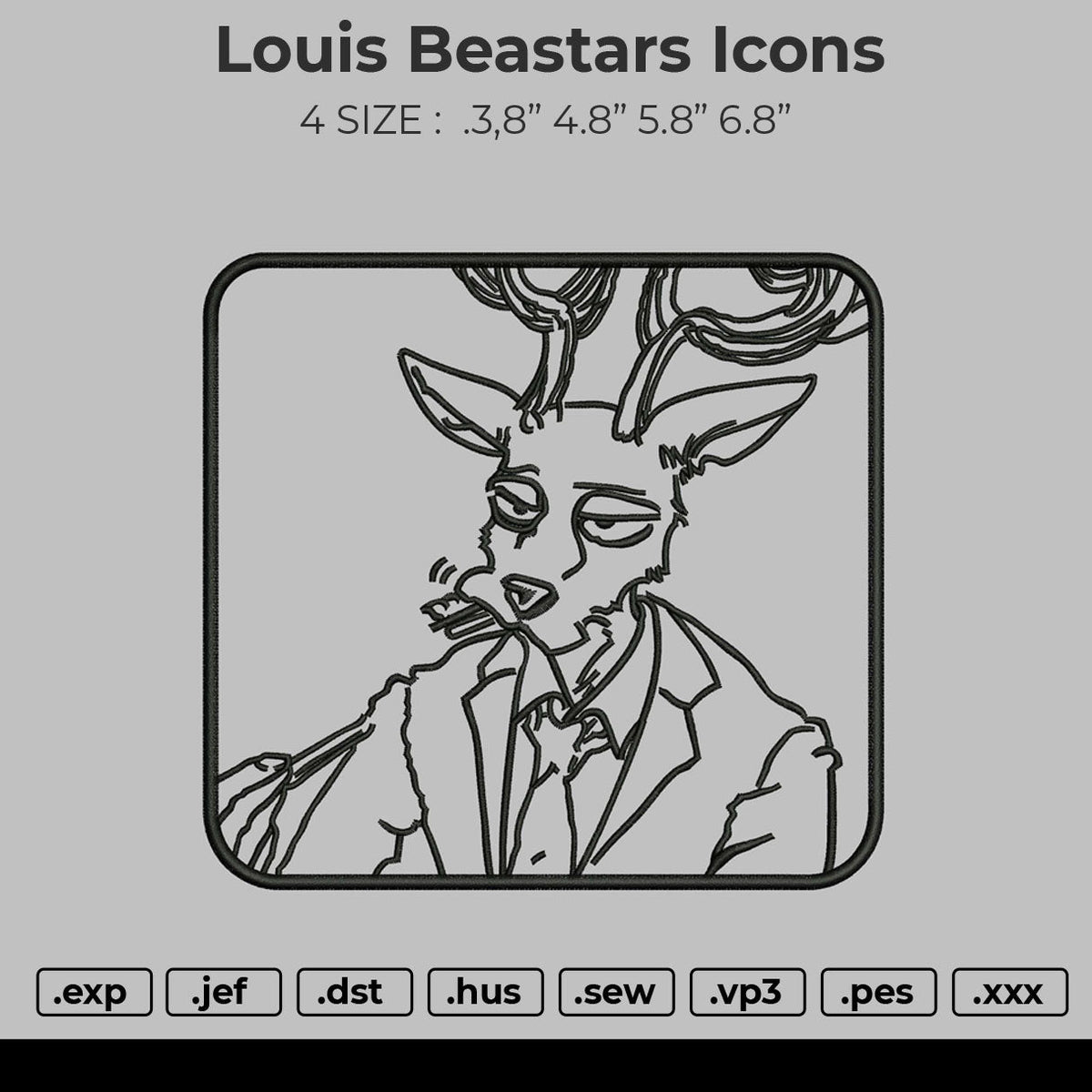 Louis Beastars Icons – embrostudio