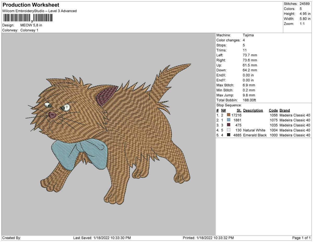 MEOW Embroidery – embrostudio