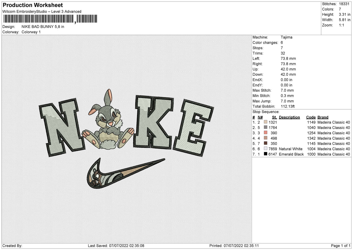 NIKE BAD BUNNY – embrostudio