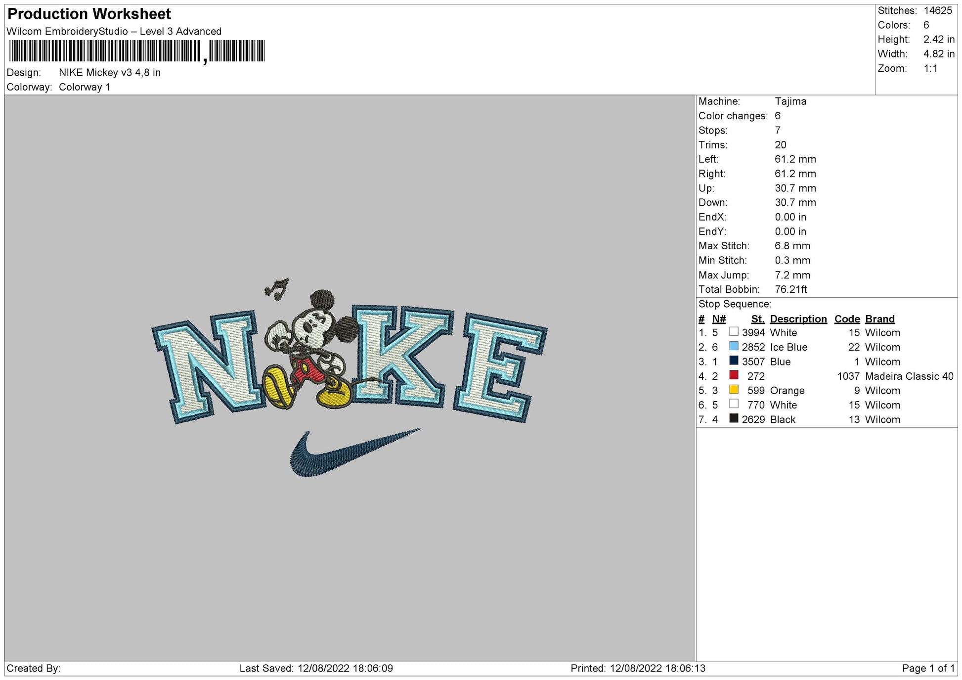 Nike Mickey V3 – embrostudio