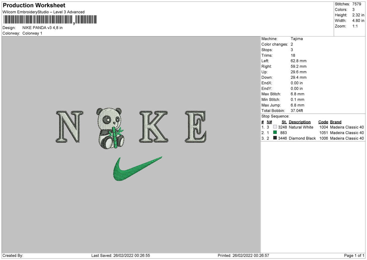 Nike Panda V3 – embrostudio