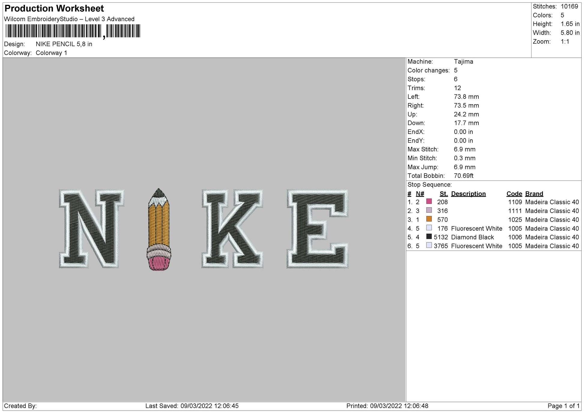 Nike Pencil V2 – embrostudio