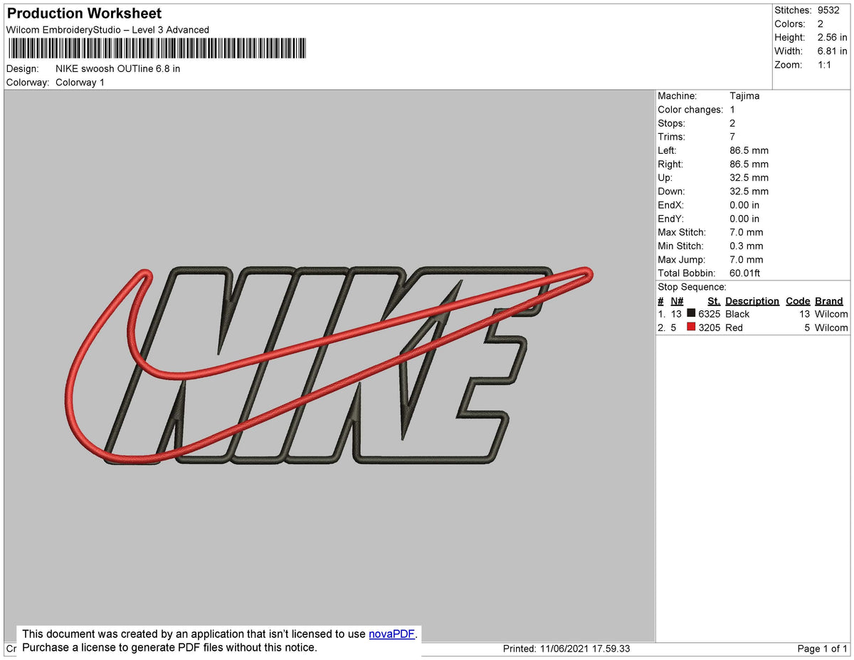 Nike Pointers Embroidery – embrostudio