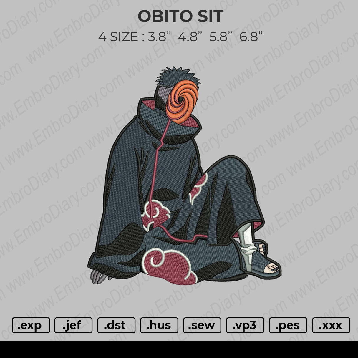 Obito Sit Embroidery – embrostudio