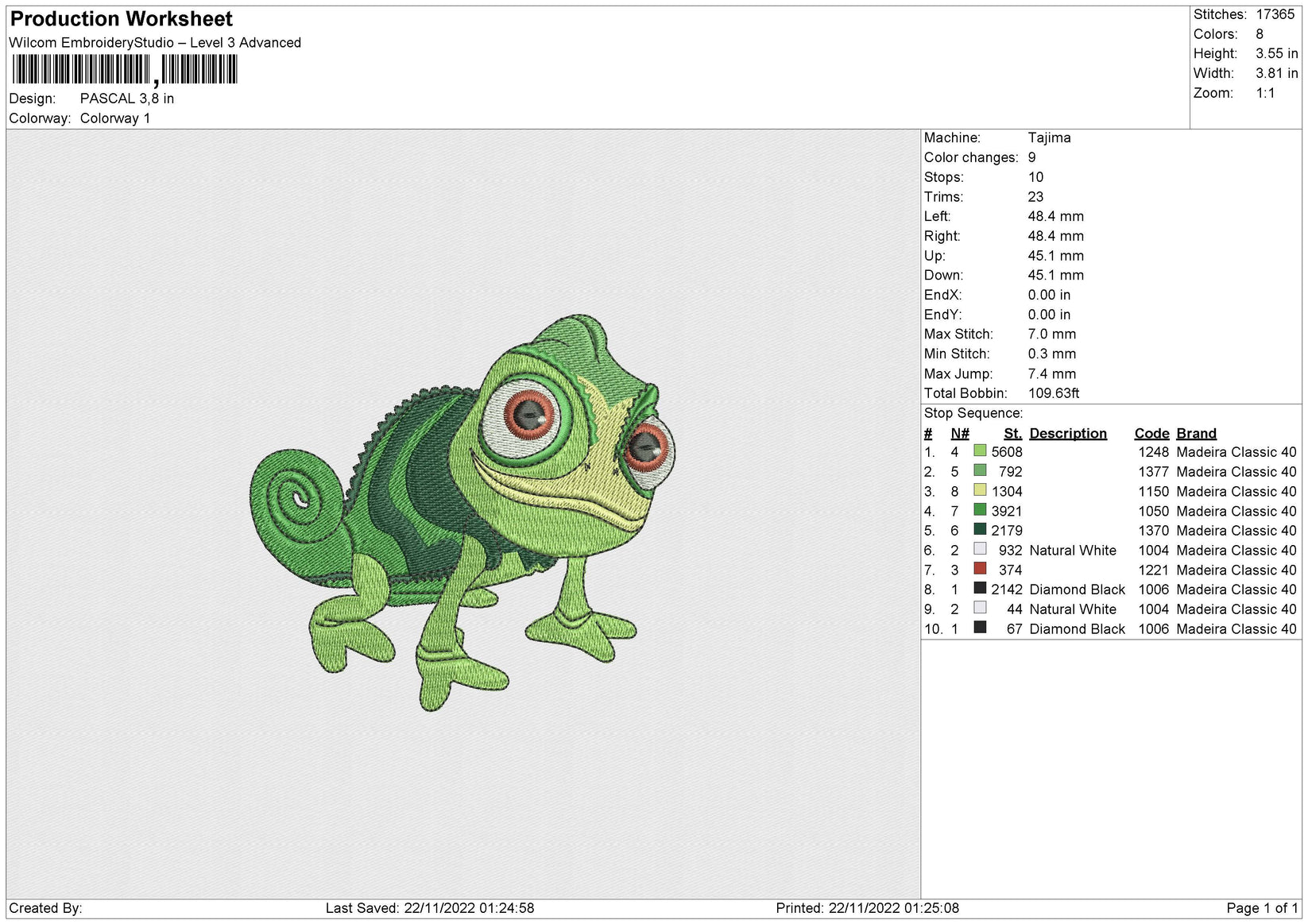 PASCAL Embroidery – embrostudio