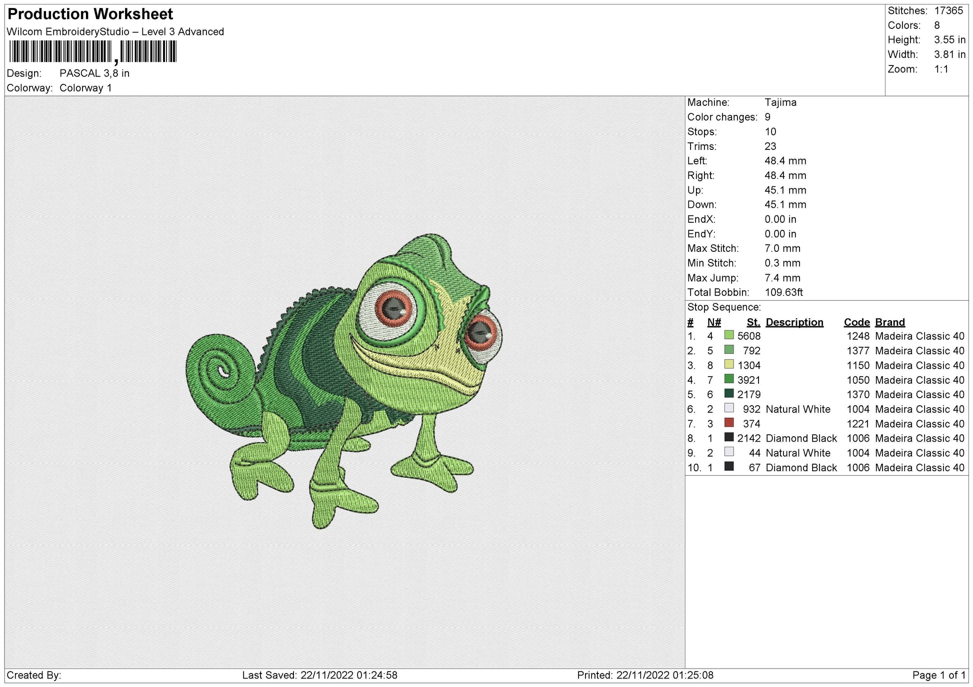 PASCAL Embroidery – embrostudio