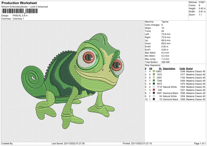 PASCAL Embroidery – embrostudio