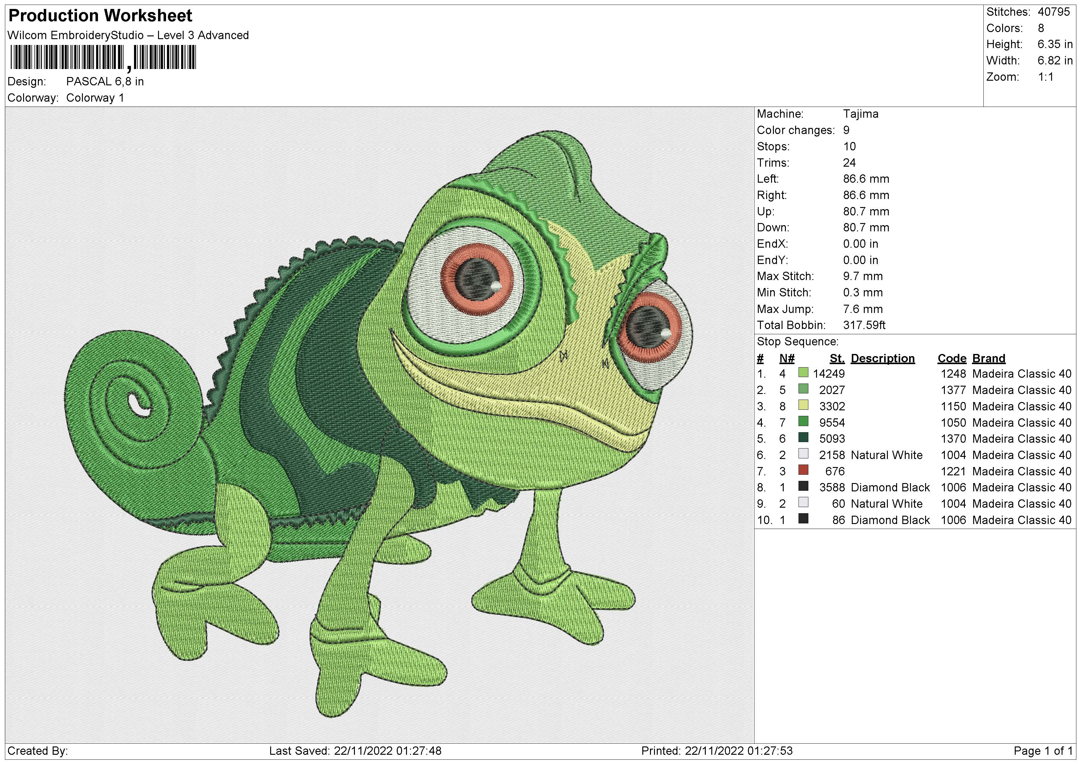 PASCAL Embroidery – embrostudio
