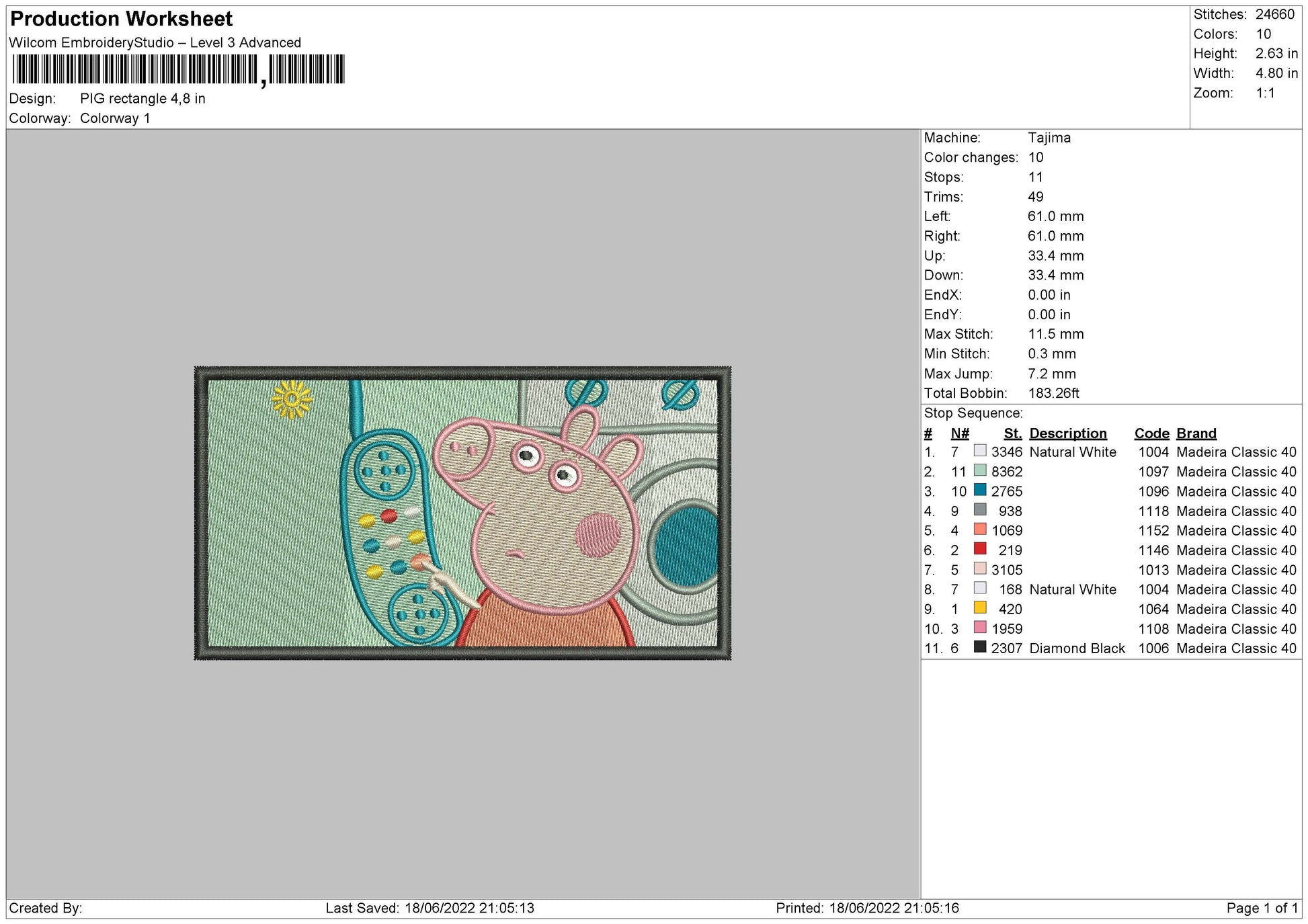 Pig Rectangle – embrostudio